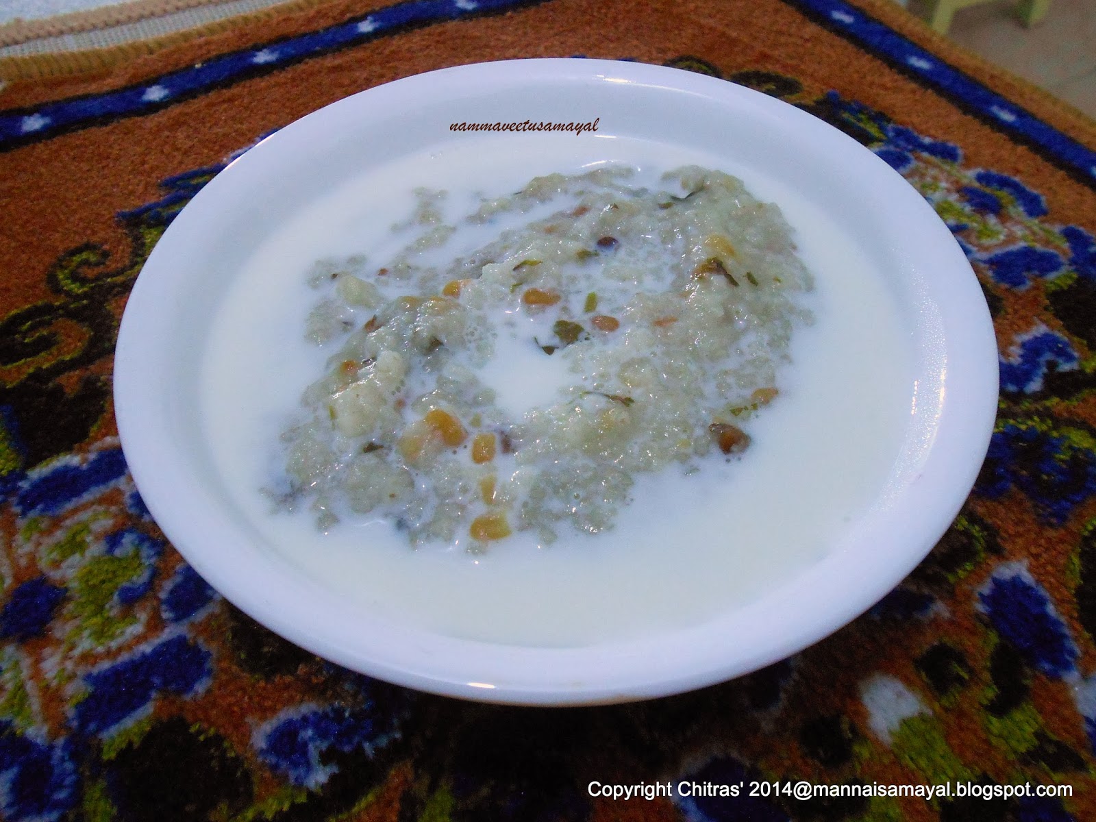 kalakkalsamayal: Varagarisi Venthayam Kanji