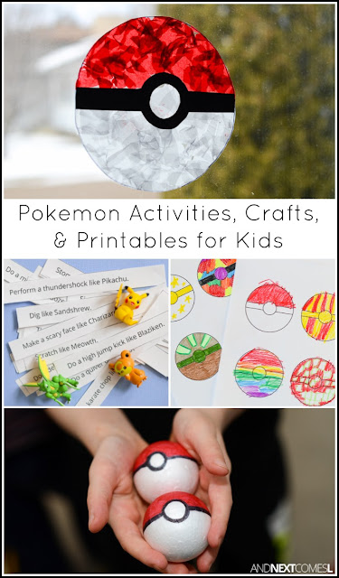 Pokemon Activities & Crafts for Kids | And Next Comes L