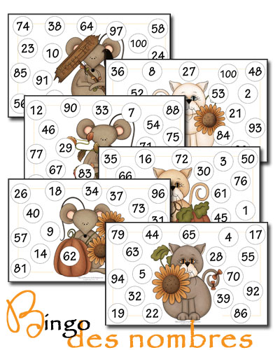 Au fil des jours: Les nombres de 1 à 100
