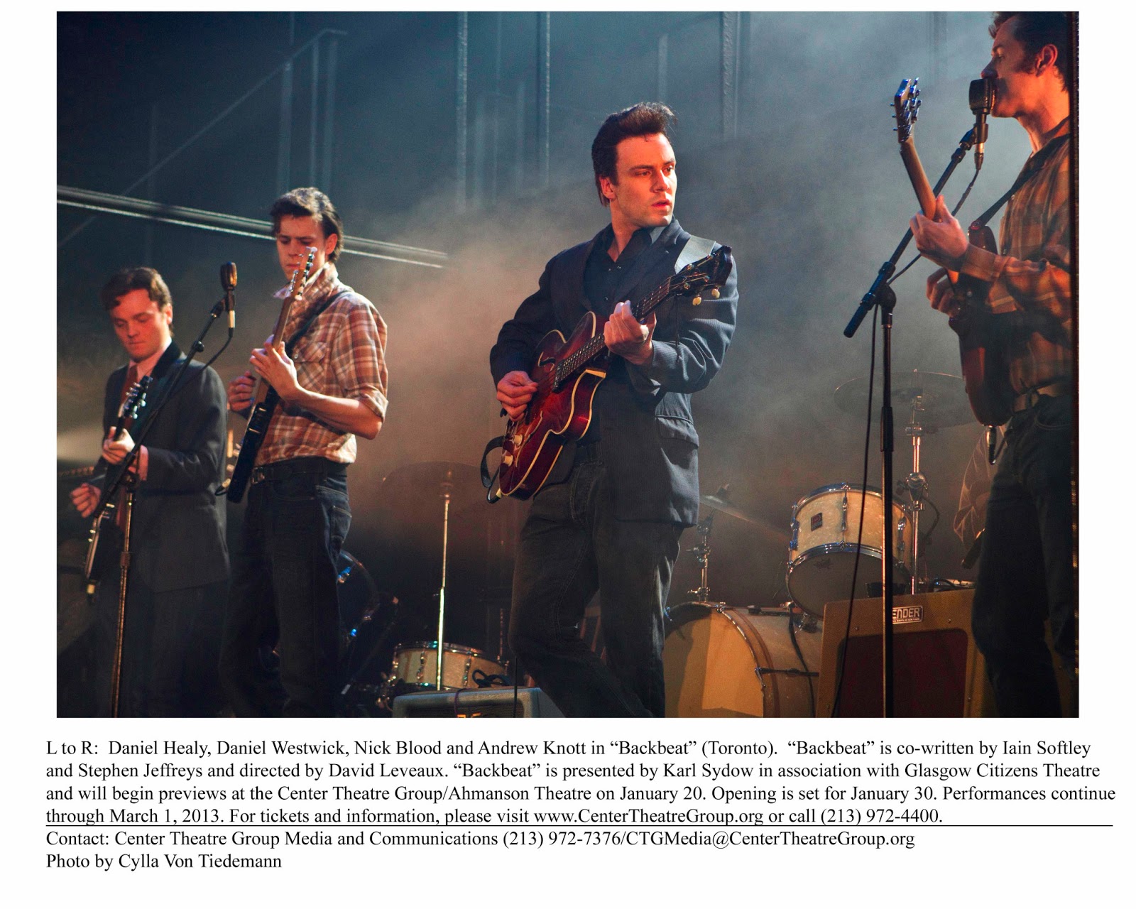 Donloe's Lowdown: 'Backbeat: The Birth Of The Beatles' At Ahmanson