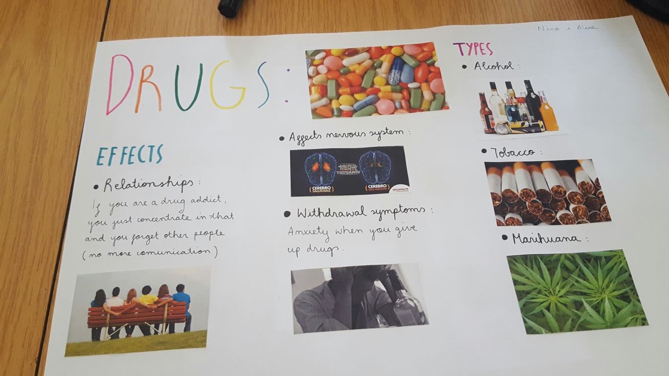 English at Icaria: ESO 4 PROJECT: DRUGS by Mireia Solé