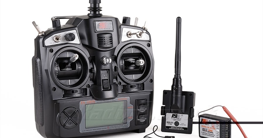 FS-TH9X 9CH TRANSMITTER W/ MODULE & 8CH RECEIVER - Rainbow Shop BD