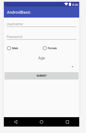 Android Input Form Example - Supercoders | Web Development and Design | Tutorial for Java, PHP ...