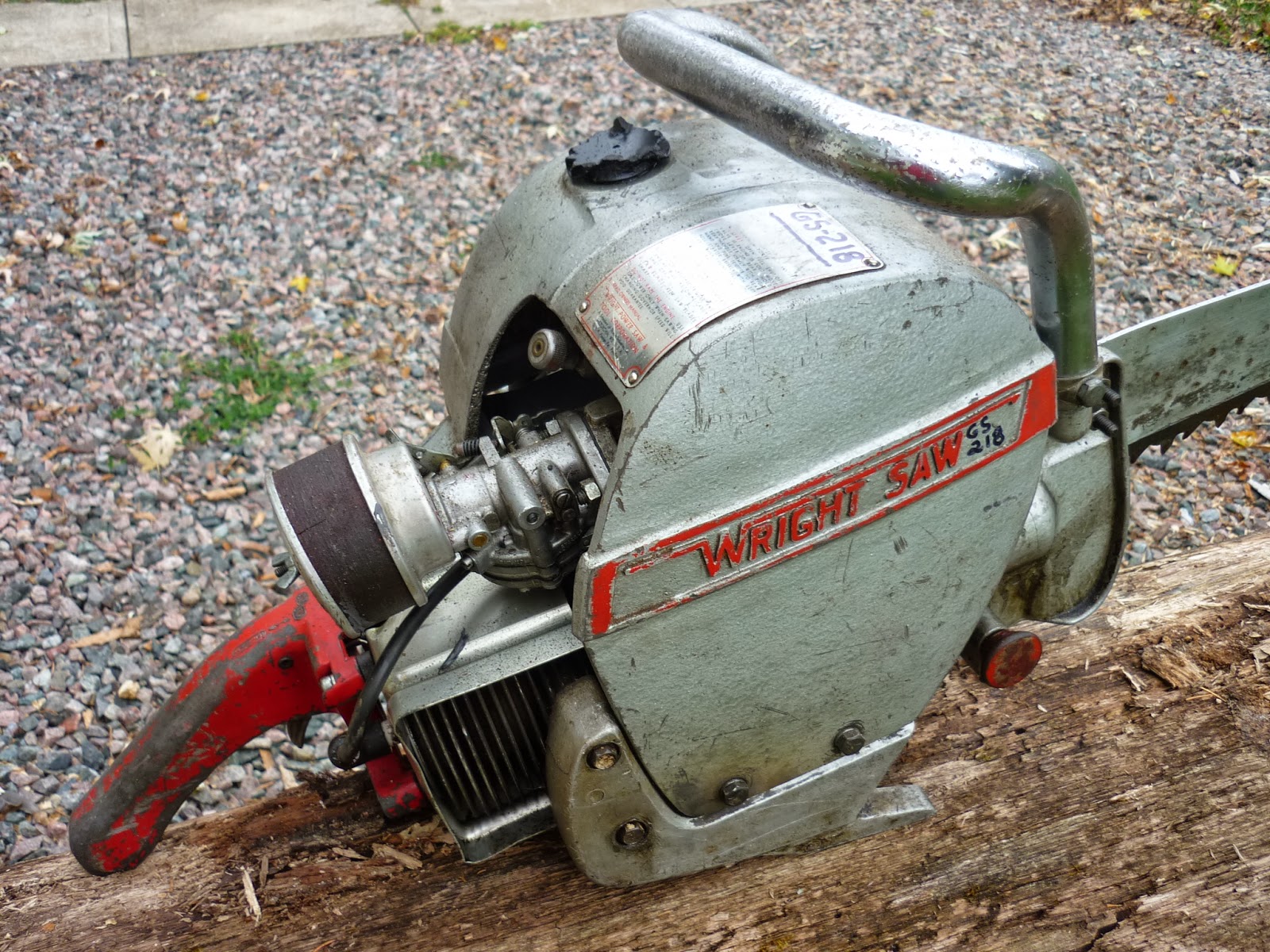 VINTAGE CHAINSAW COLLECTION: WRIGHT GS 218