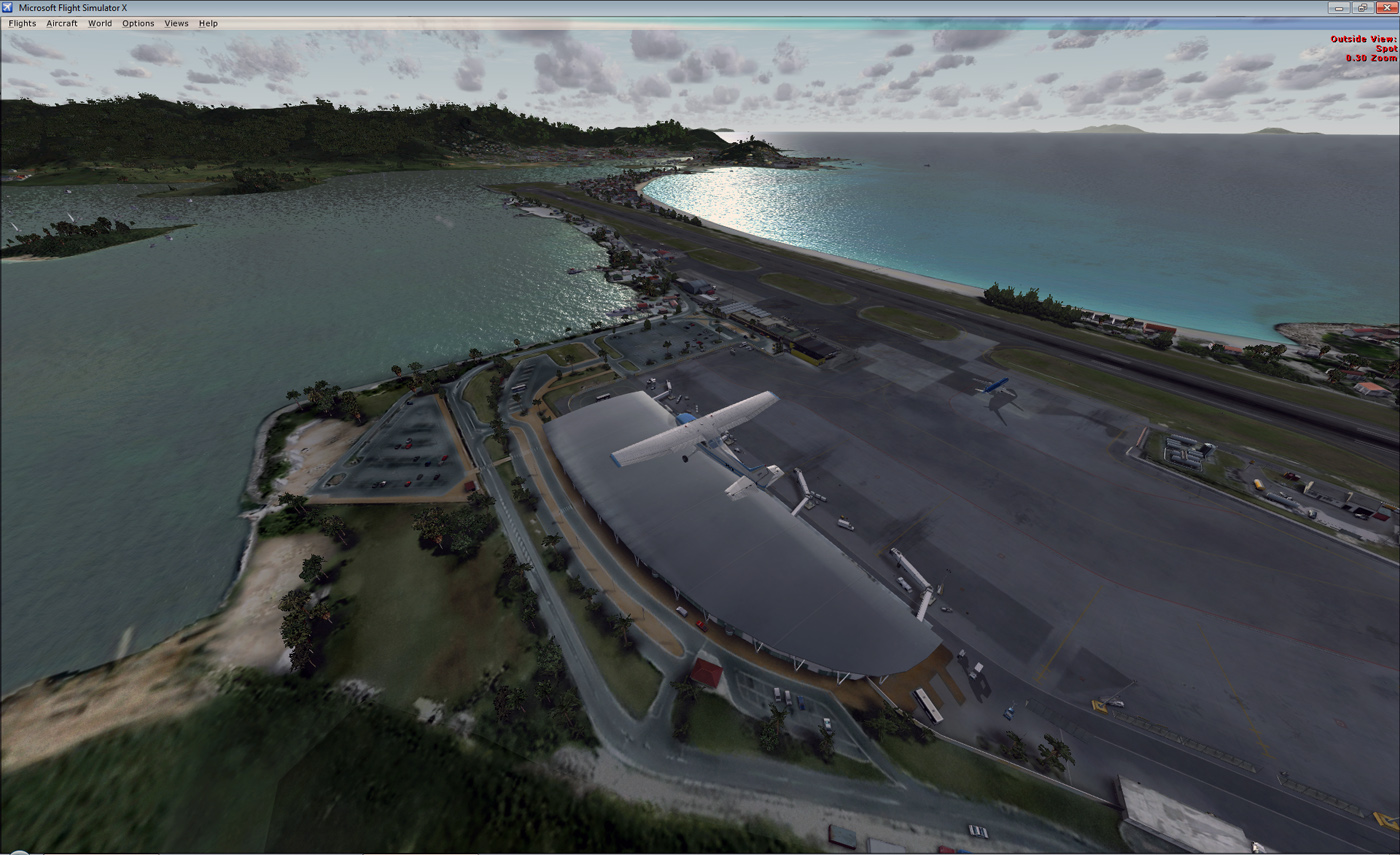 Download Fly Tampa St Marteen Airport (TNCM) For FSX Free | Waktu ...