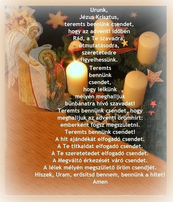 Avilai Szent Teréz imaszoba: Adventi ima