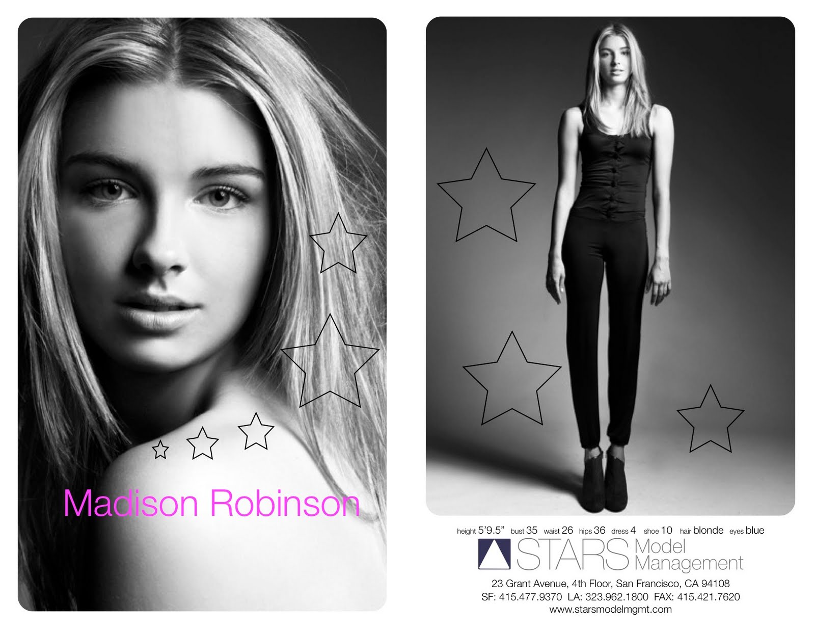 Stars Model Management: F/W 2011 Show Package - Women