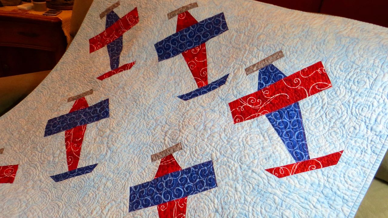 LuAnn Kessi: Airplane Quilt.....DONE!