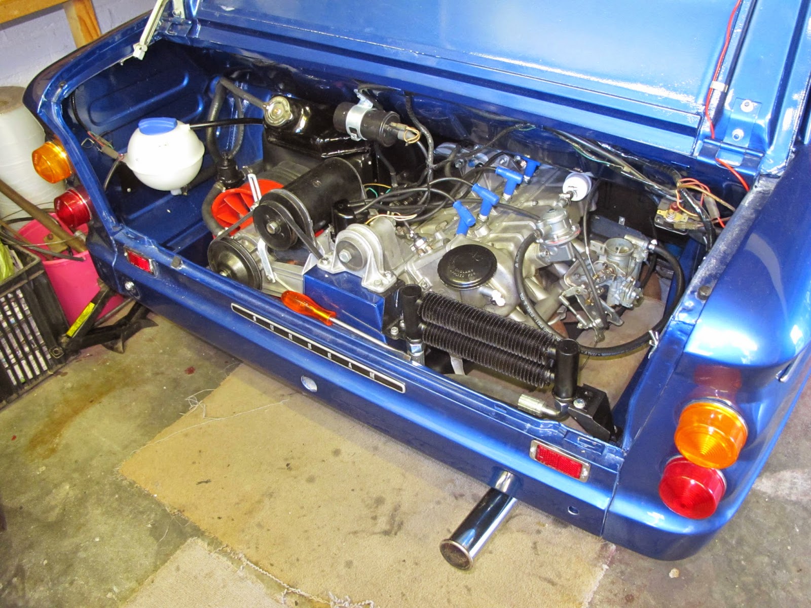CKD Boats - Roy Mc Bride: A new 998cc Hillman Imp engine fitted