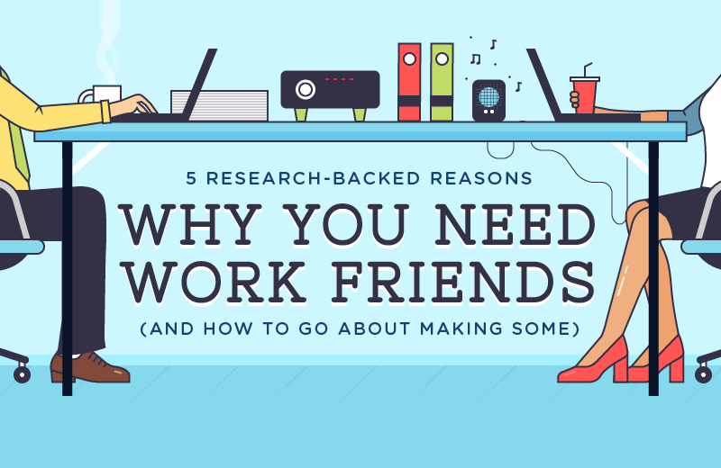 How (and why) to make friends in the workplace (infographic)