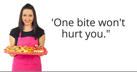 Make Peace With Food: "One bite won't hurt you!"