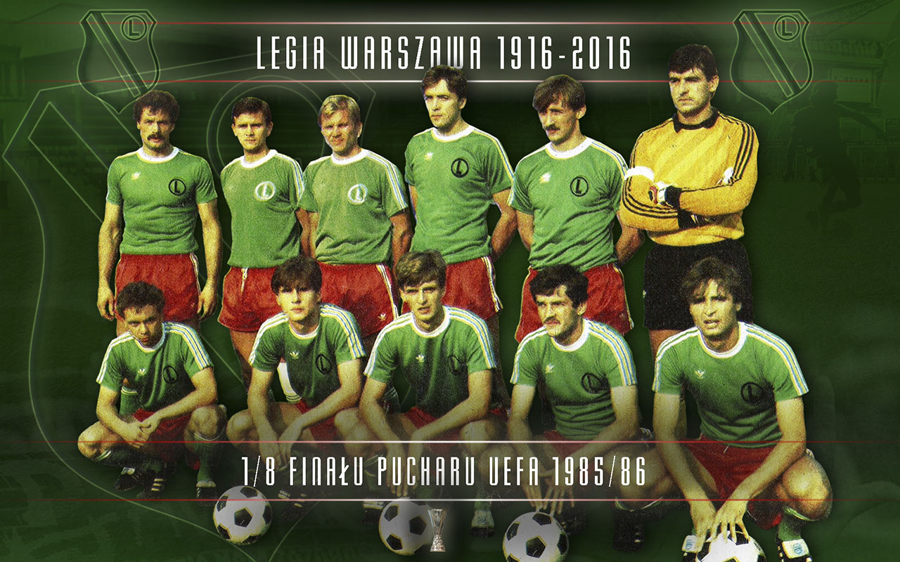 FotoGrafika Legia Warszawa 1916-2016: PUCHAR UEFA 1985/1986