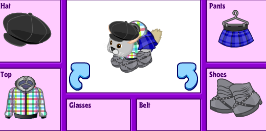Webkinz Designs: Cute Outfits with Same Shoes and Skirt!