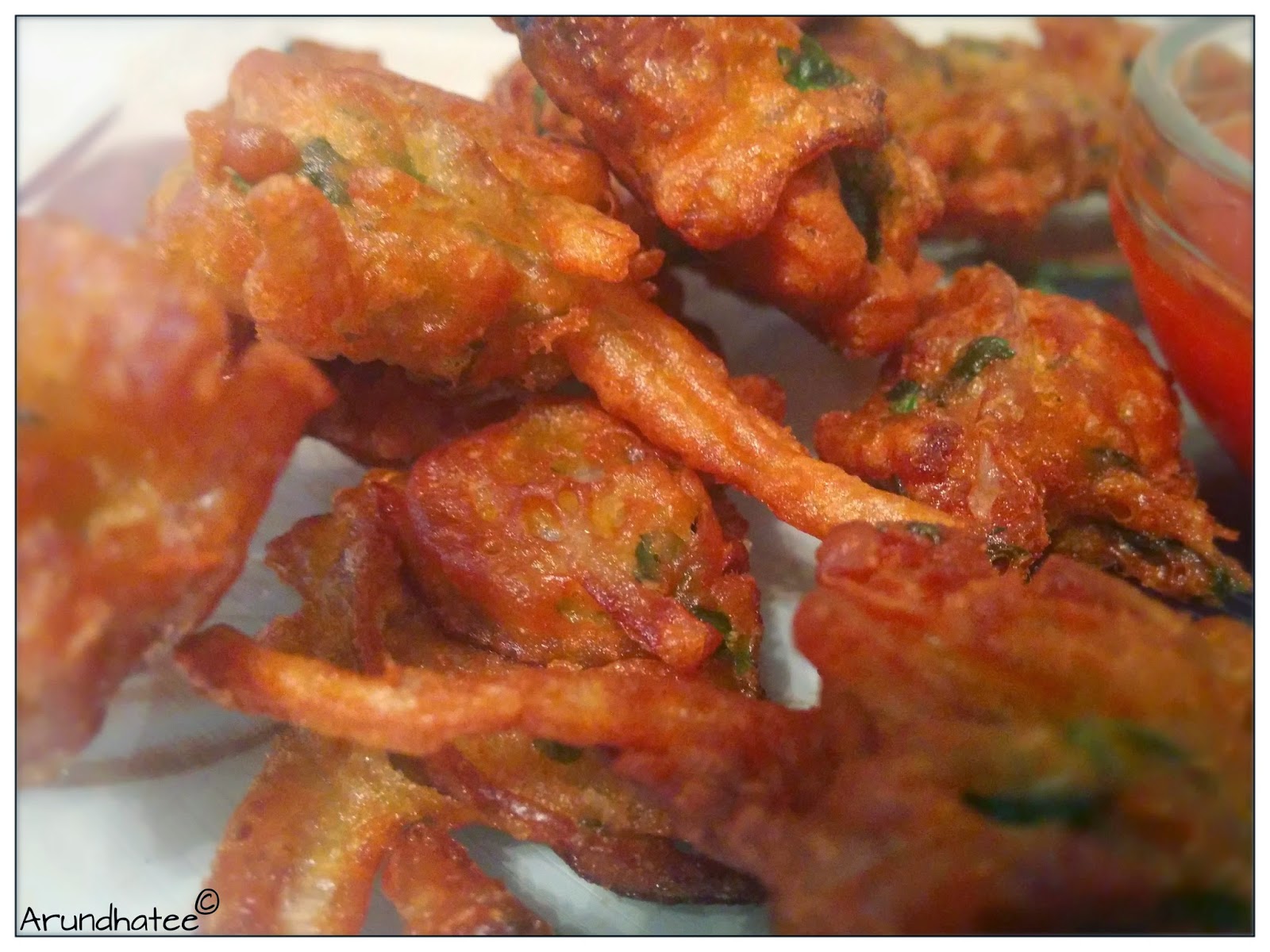 Discovering me: Chai with Pakora and a few drops of rain!!