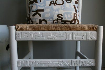 Chairs from the Curb: The Letter Chair