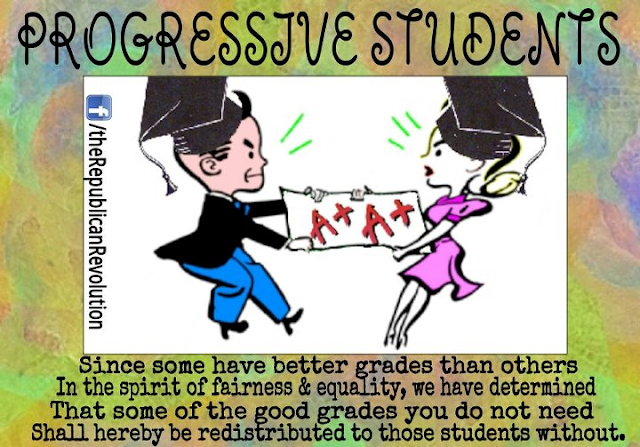 National Tea Party: Progressive Students: How About a Little Grade ...