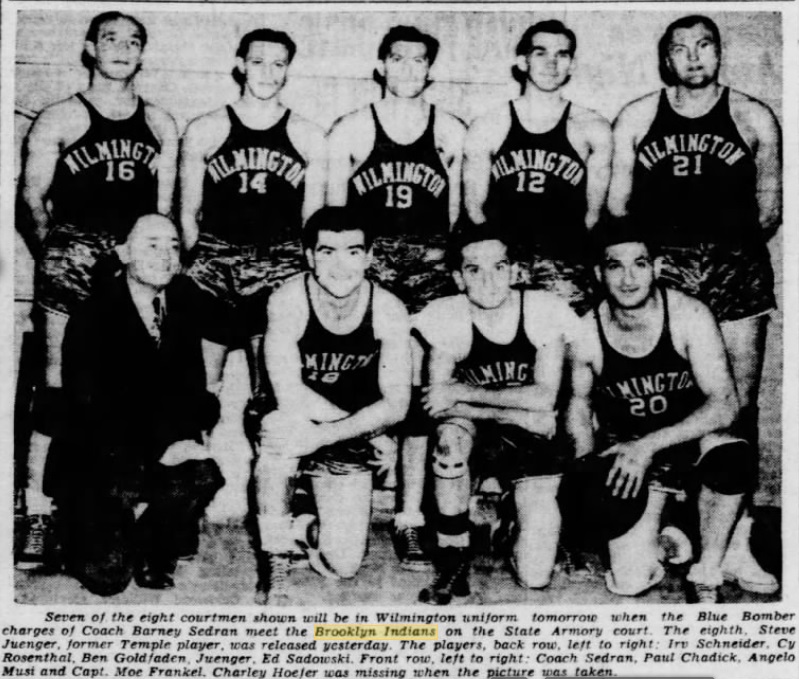 Peach Basket Society: 1943-44 Wilmington Blue Bombers (ABL)