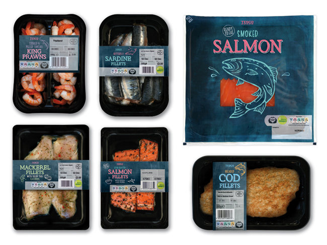 Tesco Fresh Fish on Packaging of the World - Creative Package Design ...