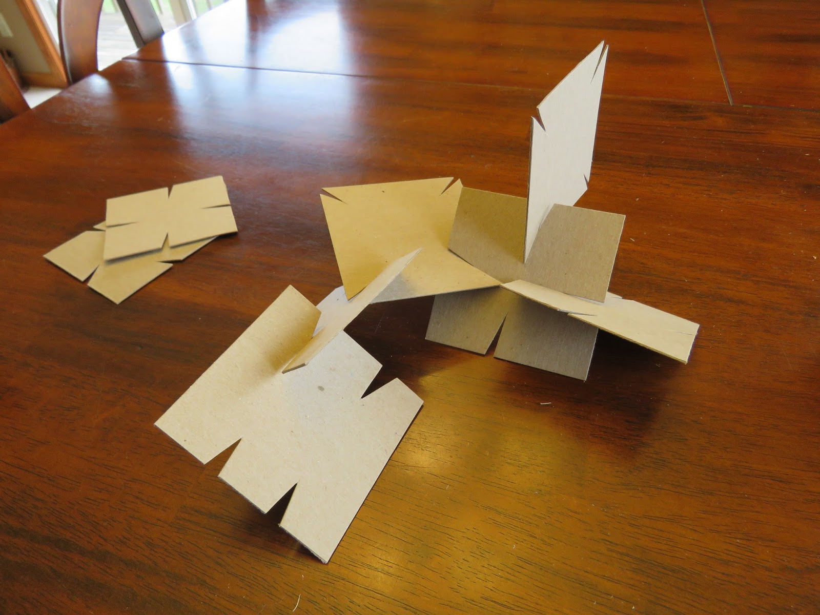 Cardboard Building Squares