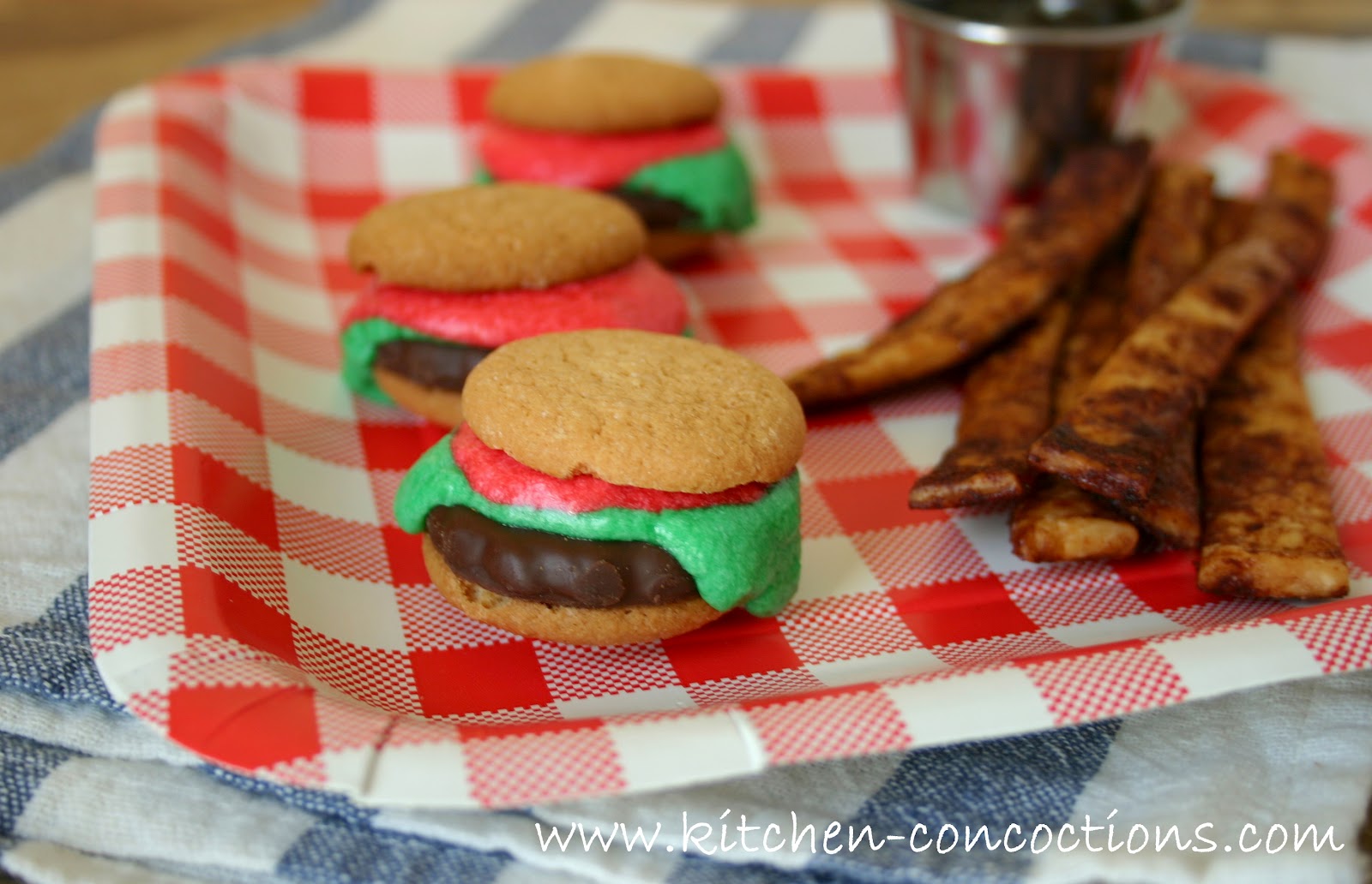 Kids in the Kitchen: Cookie Burgers and Pie Fries - Kitchen Concoctions