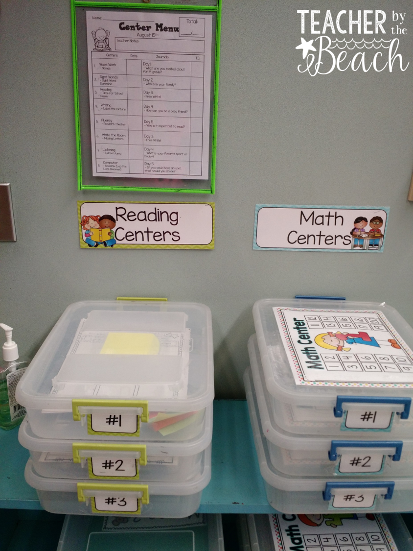 First Week Math Centers for 1st Grade | The Teacher's Cauldron | Bloglovin’