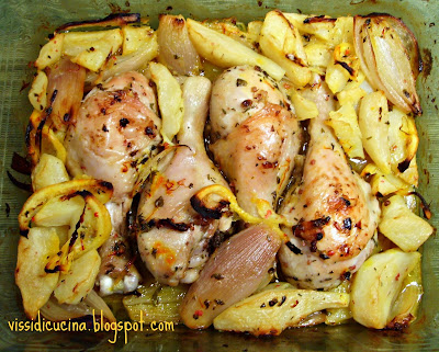 Vissi d'arte... e di cucina: Pollo arrosto con topinambur e limone ...