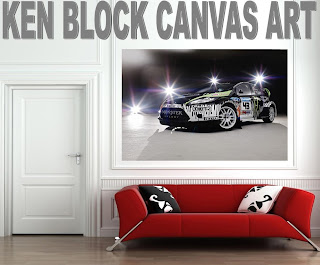 Exclusive Canvas Wall Art: Ken Block Monster WRC