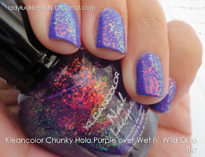 Chunky Holo Purple On a Trip | LadyLuck Beauty