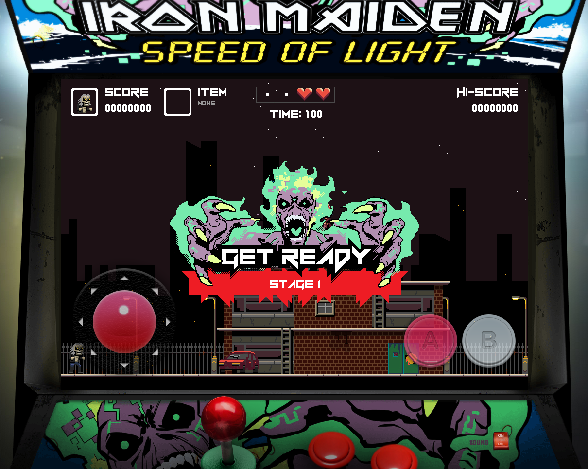 Iron Maiden "Speed Of Light" Arcade Game ☆ #Retrogaming #Arcade # ...