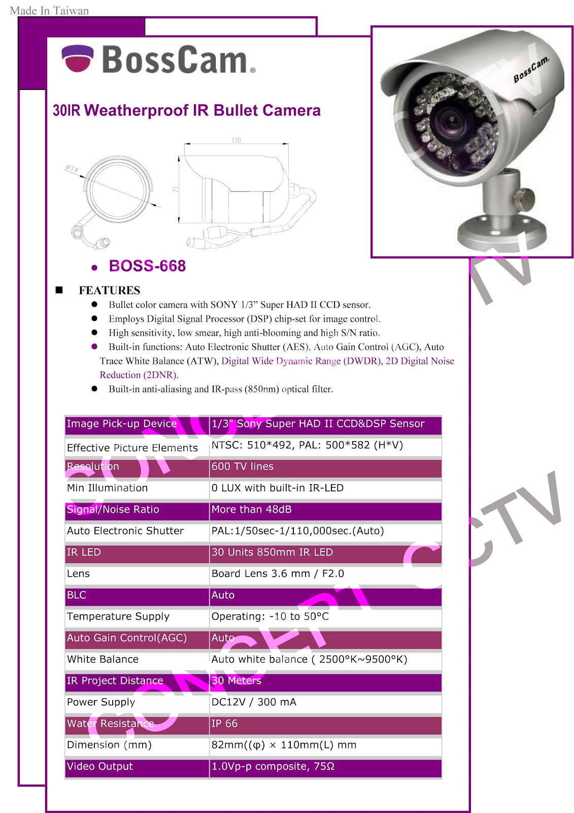 DISTRIBUTOR PRODUK BOSSCAM DAN TUTORIAL CCTV
