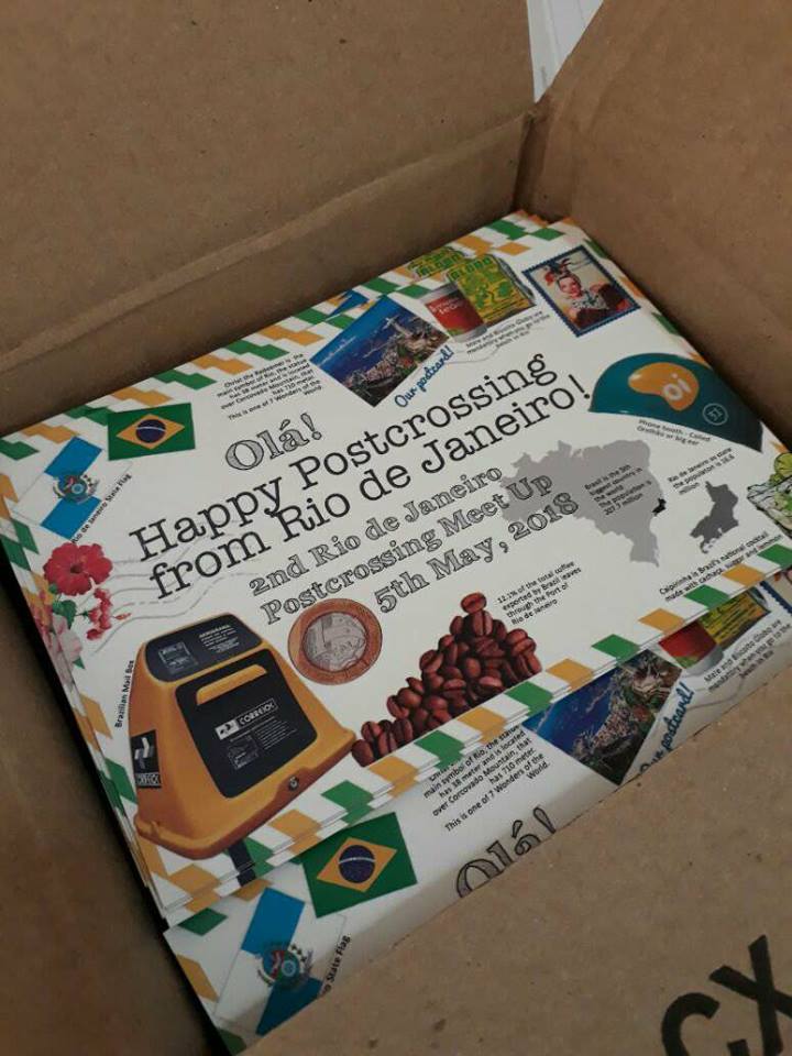 POSTCROSSING BRASIL: maio 2018
