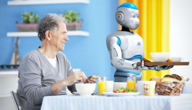 Robot Pembantu Pekerjaan Rumah Tangga