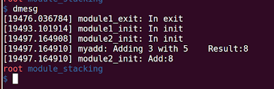 Linux Module Stacking Example