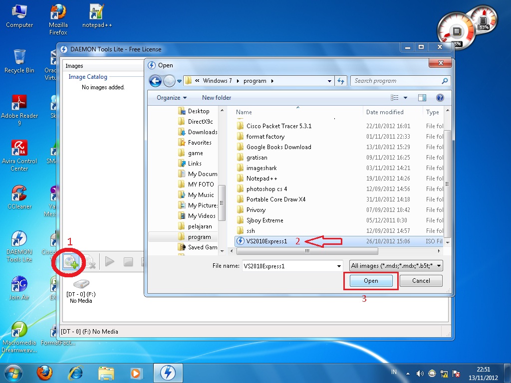Cara Instalasi file format iso dengan Daemoon Tool | TEKOMUTER ...