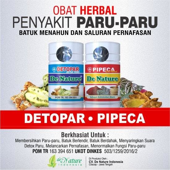 Obat Paru paru De Nature Yang Sudah Terbukti Ampuh Hingga Saat Ini
