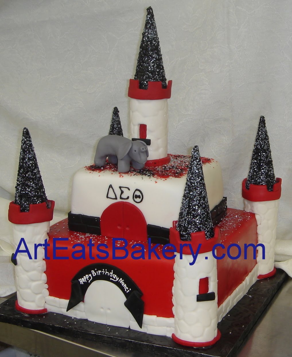 Art Eats Bakery custom fondant wedding and birthday cake designs ...