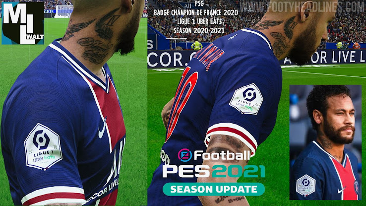 New Uber Ligue 1 20-21 Sleeve Badges Released - Footy Headlines