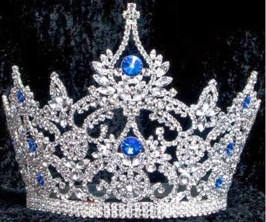 TOPTENFASHIONNEW: BLUE DIAMOND TIARA CROWN