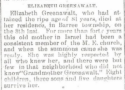 Piece by Piece . . . My Family: Sunday's Obituary - Elizabeth (Rudy ...