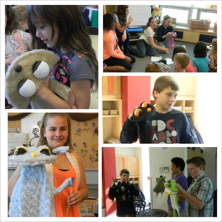 The Wonderful World of Kindergarten: Puppet creations by the grade 7 ...