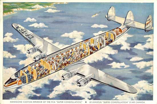 Lockheed Super Constellation Interior