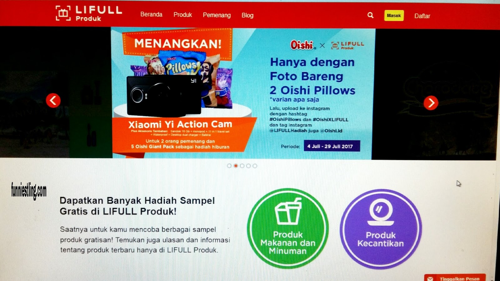 FUNNIEST LING: Mau Hadiah Gratis??? LIFULL Produk Jawabannya!!!
