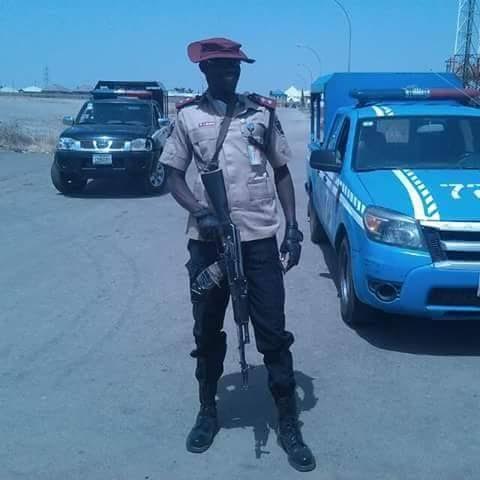 Do Road Safety Officers carry weapons? There is an armed man wearing ...