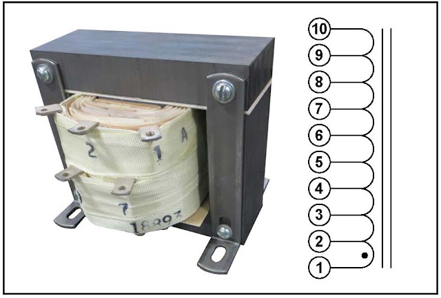 L/C Magnetics: Multi Tap Gapped Inductor, P/N 18893L