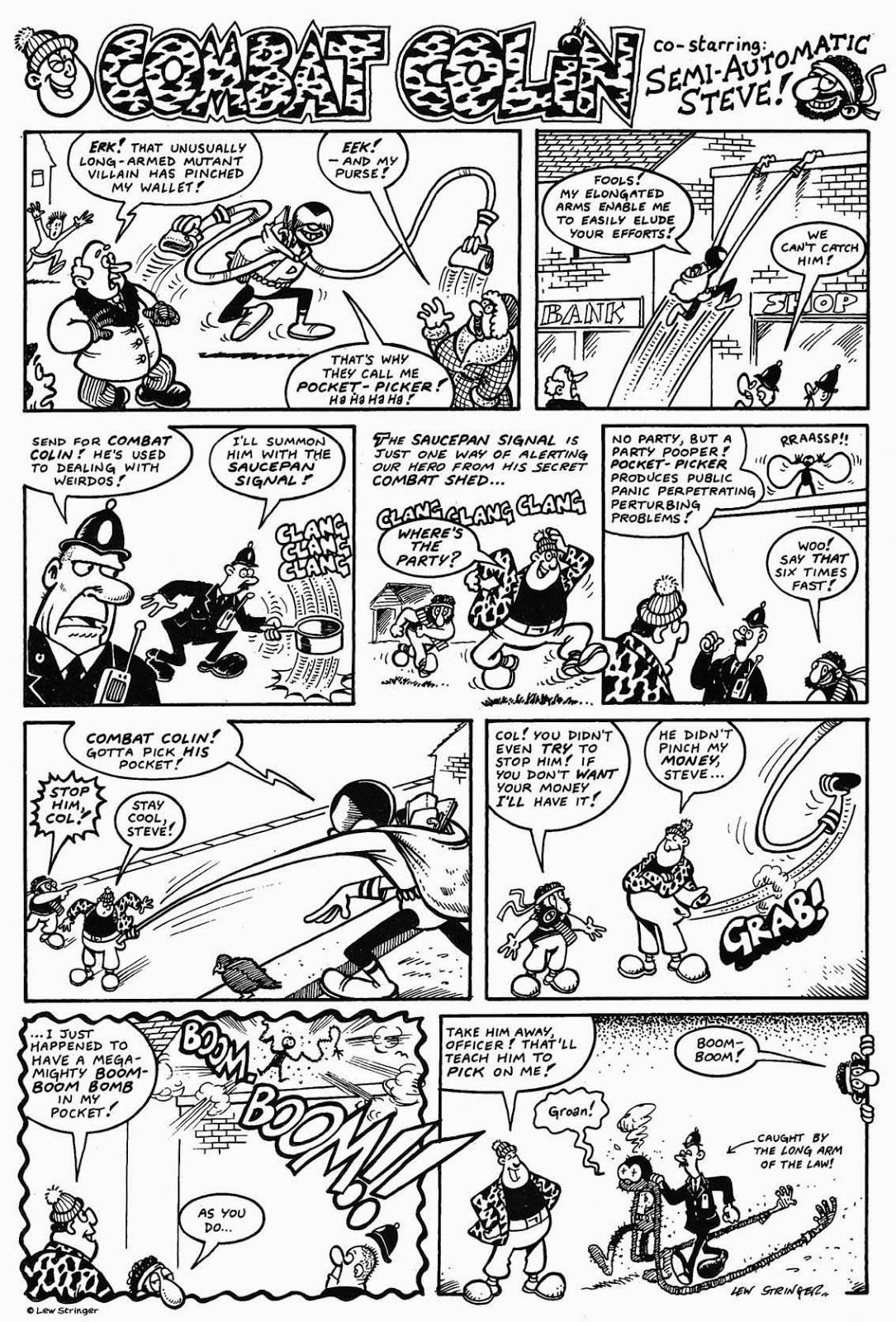 Lew Stringer Comics: Friday Fun: Combat Colin