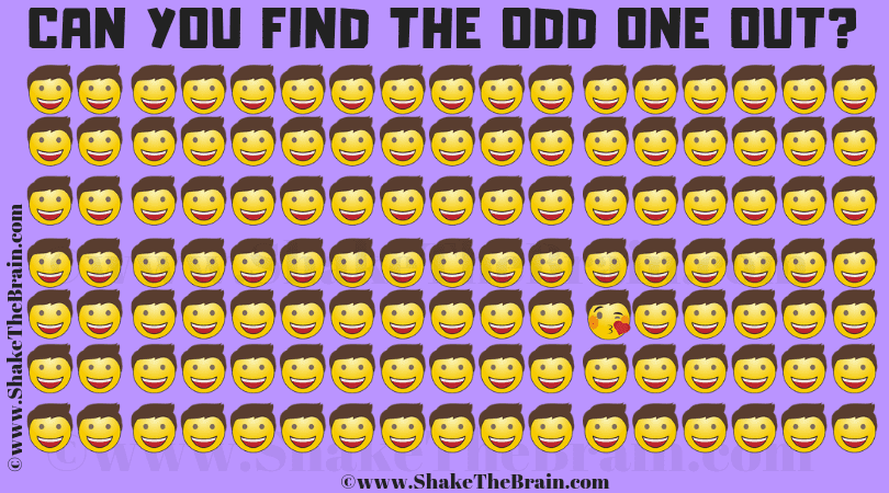 Can You Spot the Emoji Which Is Different?