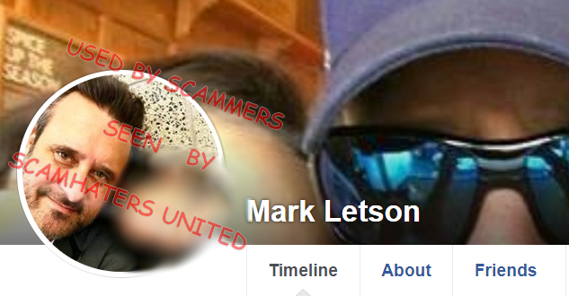 ScamHaters United .. Visit us also on Facebook and Instagram : MARK LETSON.. Seems an India ...