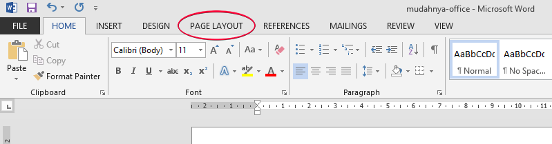 Pengaturan Size Dan Margin/Page Setup Pada MS.Office Word 2013 ...