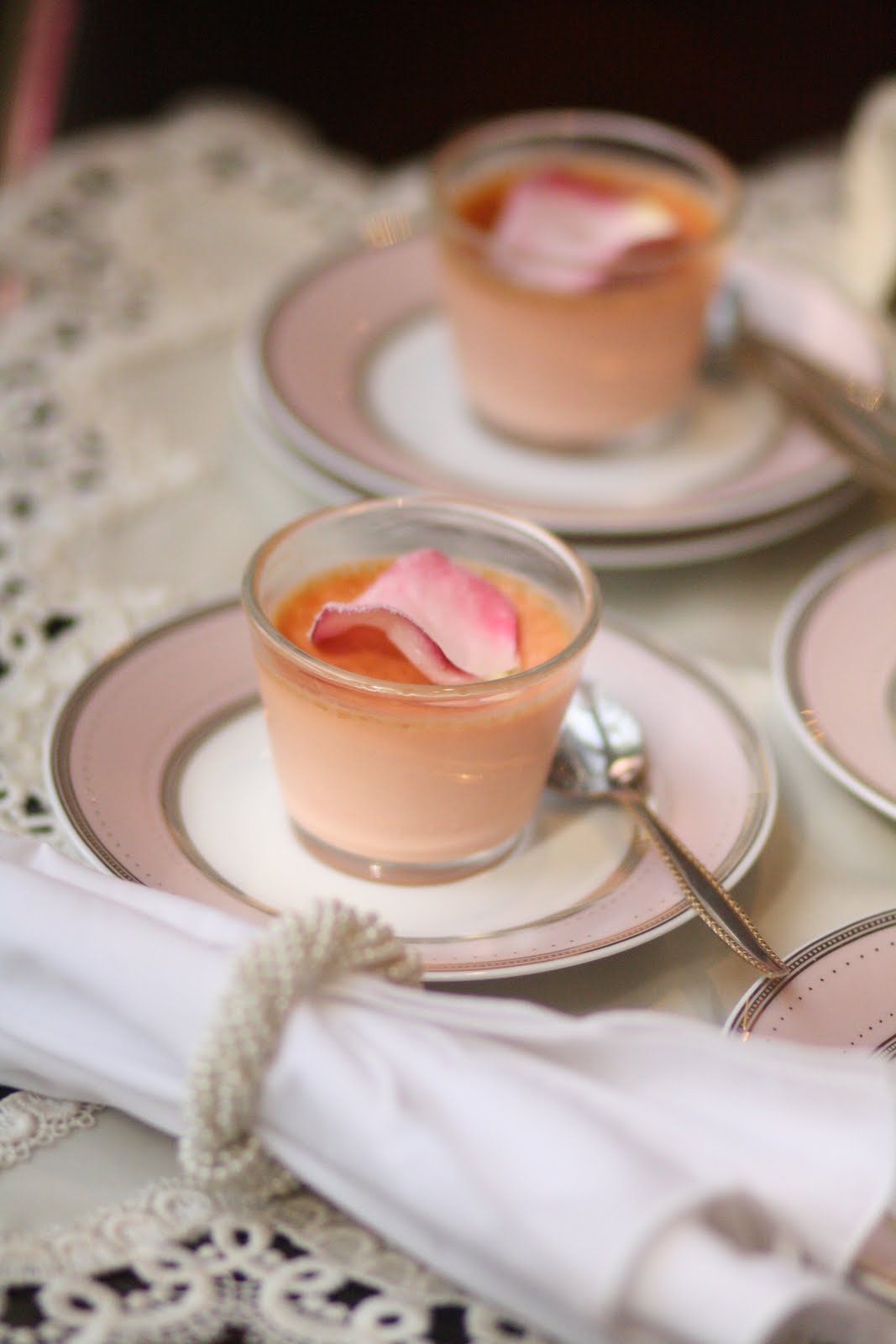 Spontaneous Euphoria: Rose Custards