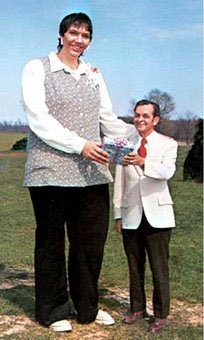 Profile of the world's tallest woman